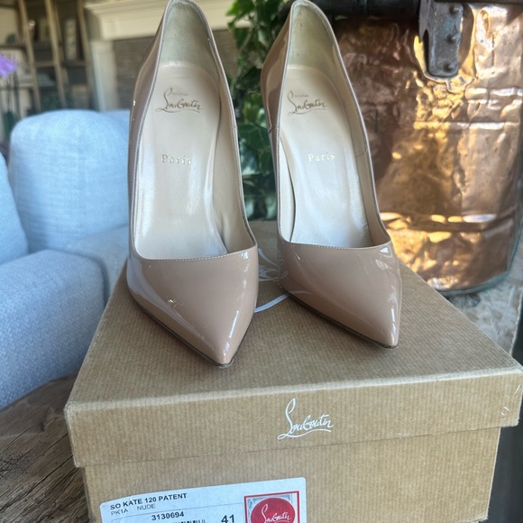 Christian Louboutin | Shoes | Christian Louboutin Nude So Kate | Poshmark